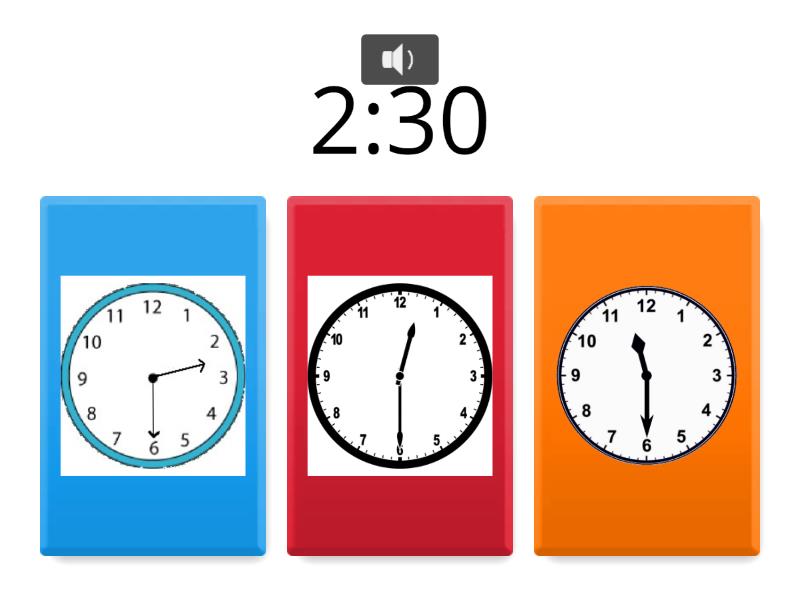 Clocks 30 (clock answers) - Quiz
