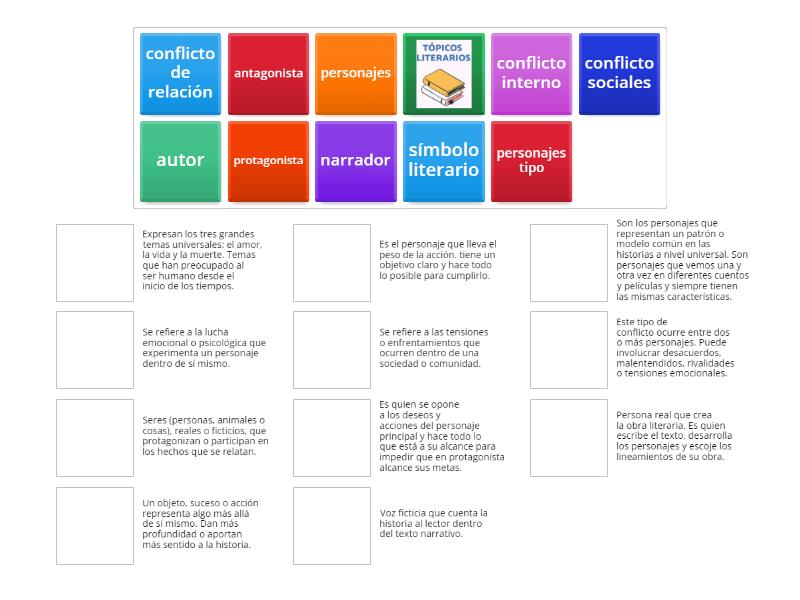 RECORDANDO ANDO: TEXTOS NARRATIVOS. - Match up