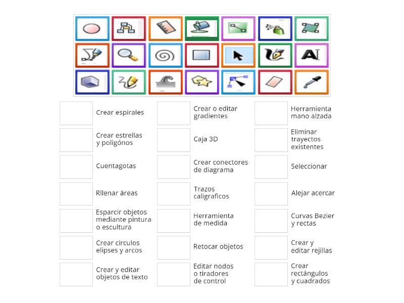 Barra de herramientas de inkscape - Match up