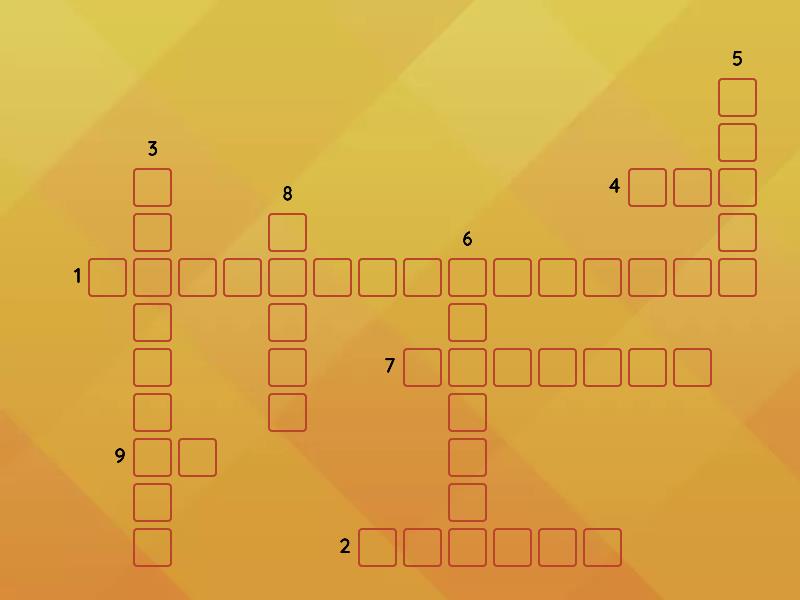 GG2 1.1 School subjects 3 - Crossword