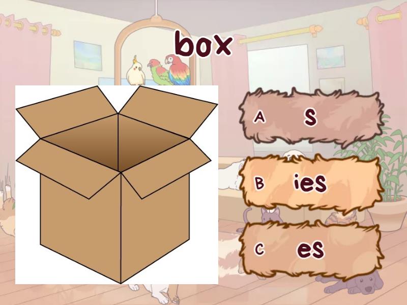 Plurals s,es,ies - Quiz