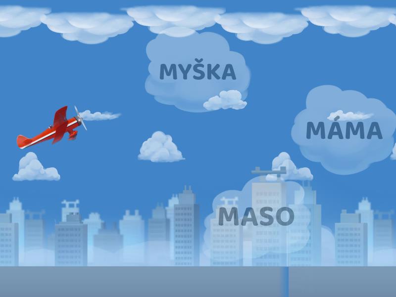 Slabika MA/MÁ - Airplane