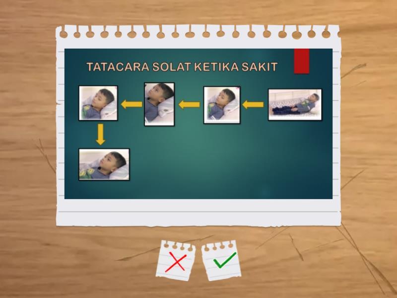 SOLAT KETIKA SAKIT-LEVEL SENANG - Flash cards