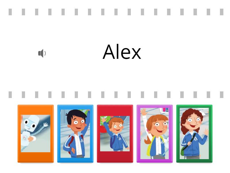 AS1 Welcome Characters - Find the match