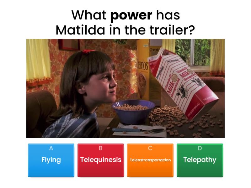 Matilda's Trailer ! - Quiz