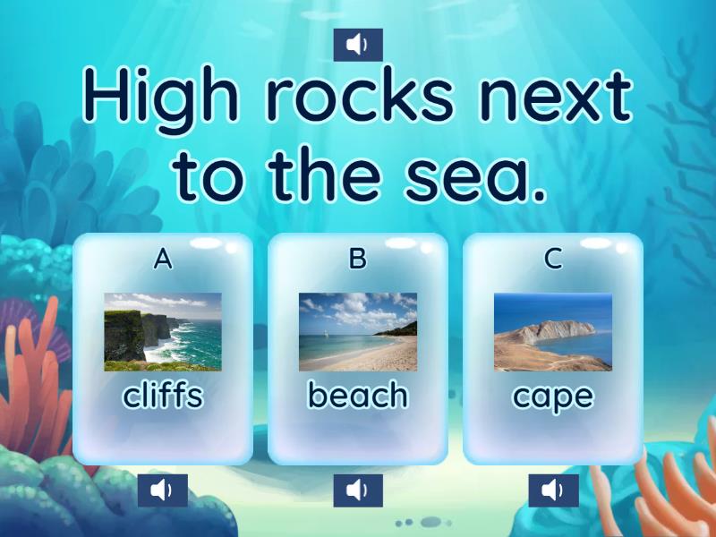 Coastal landscape quiz - Cuestionario