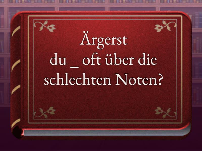 E10_Reflexivpronomen Akk. vs Dat. - Tarjetas flash
