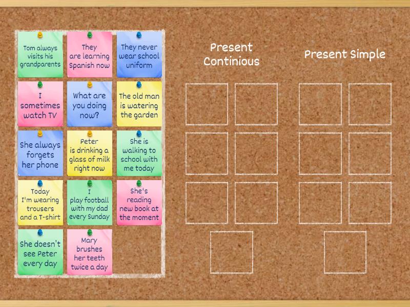 FF4 Grammar Unit 1 - Group sort