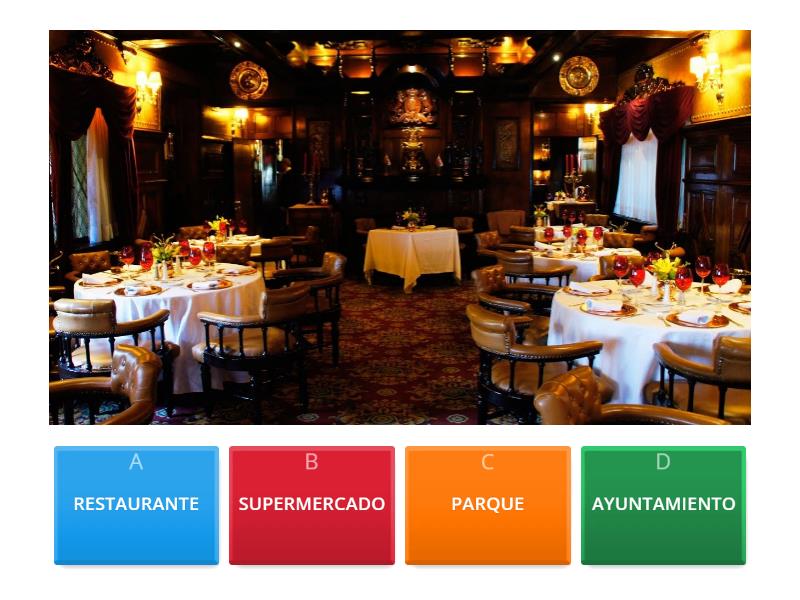 Lugares en la ciudad - Quiz