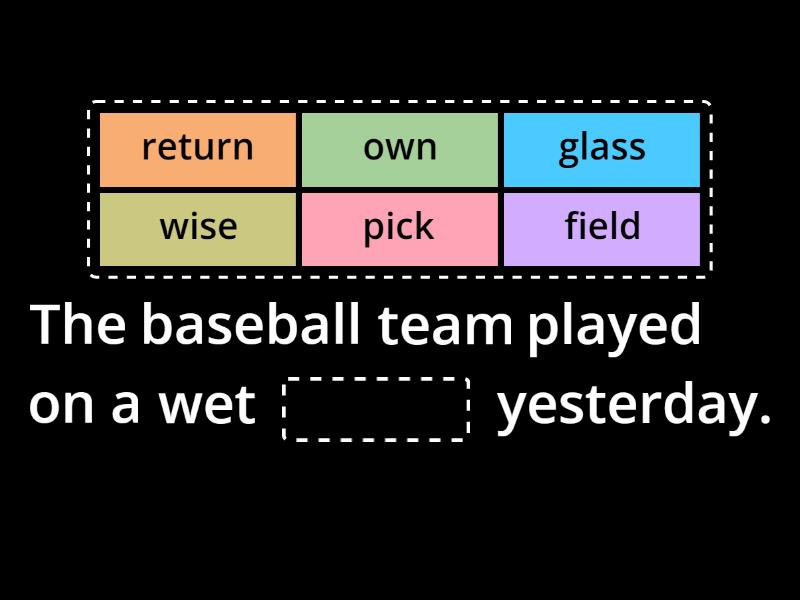 Robin Hood- Chapter 8 Vocab Fill in the Blanks - Missing word