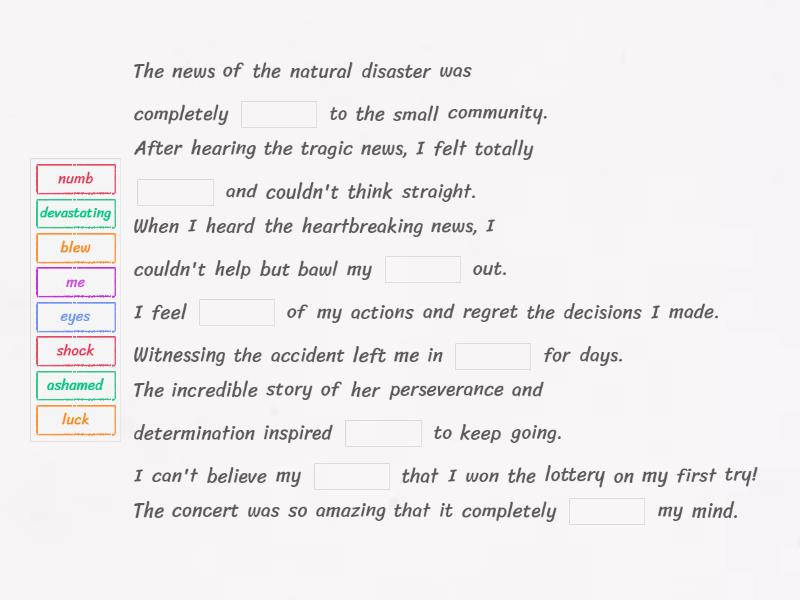 Roadmap B2 Unit 1B - Complete the sentence
