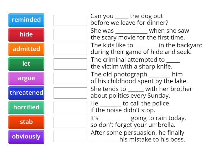EF Intermediate Unit 1 Listening - Match up