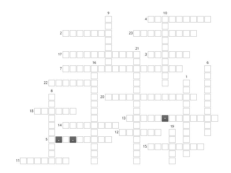 Russian Revolution - Crossword