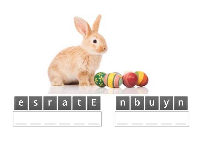 Teens 1 - Easter vocabulary - Anagram