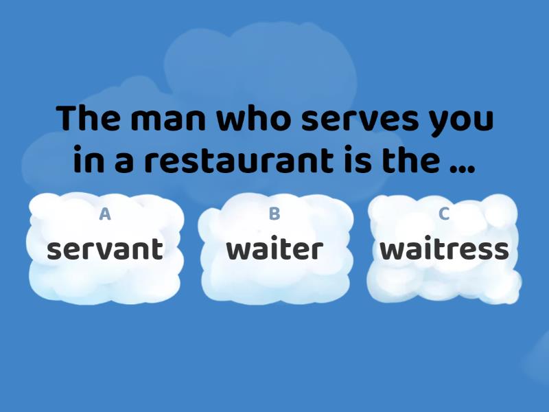 Restaurant Quiz - Cuestionario