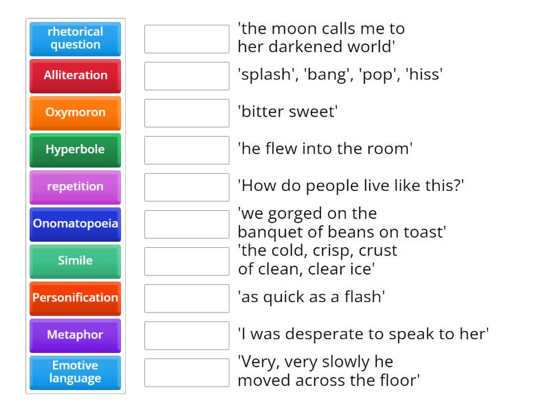 Language Techniques - Match up