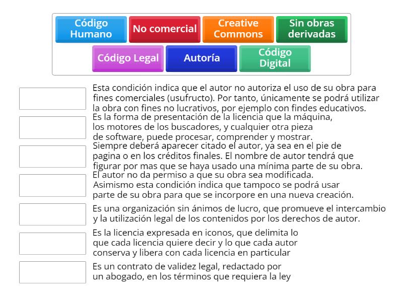 CREATIVE COMMONS - Match up