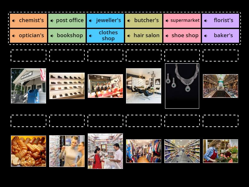 Module 2 Starter (Stores) - Match up
