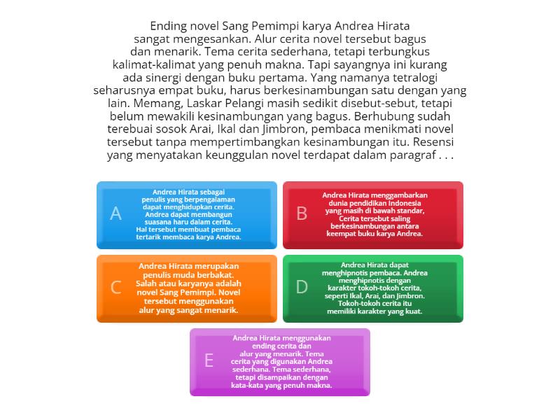 Soal Teks Resensi - Quiz