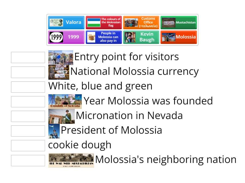 Discover Molossia Quiz - Match up