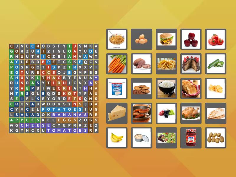 Food - Wordsearch