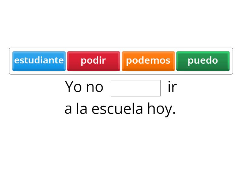 Practica de Conjugar Dar, Preferir, y Poder - Complete the sentence