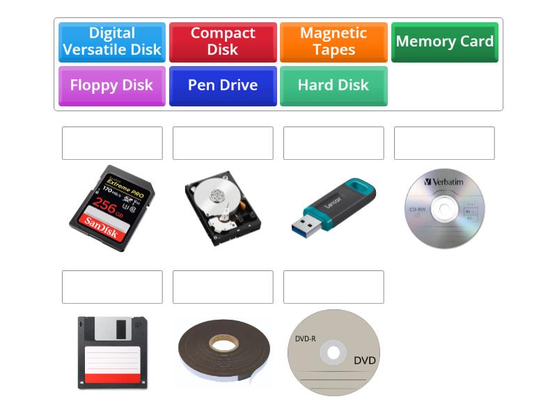 Storage Devices - Match up