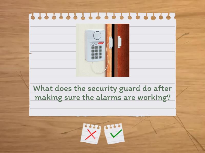 The Security Gaurd Part 1 - Flash cards