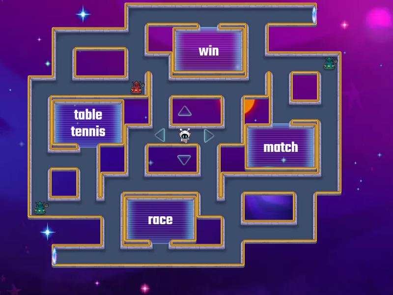 Welcome 1 unit 14 vocab reading - Maze chase