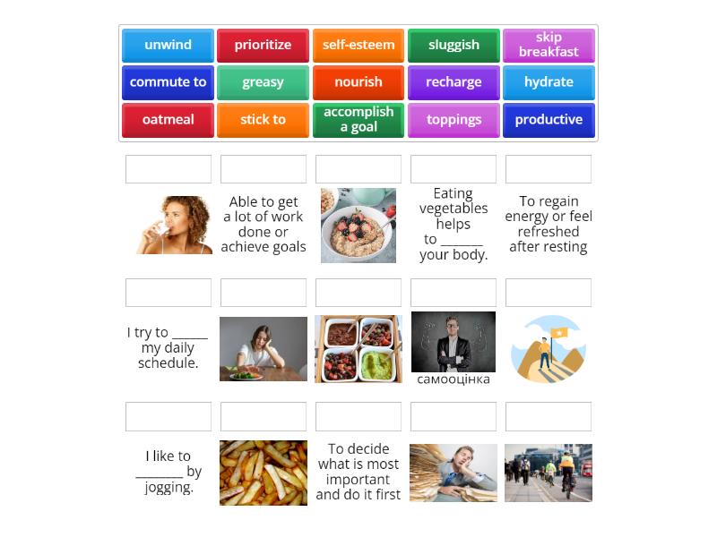 how to build a healthy routine - Match up