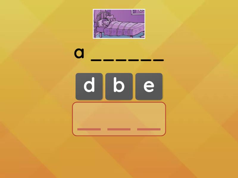 Starters Lesson 20 Game 1 - Furniture () - Anagram