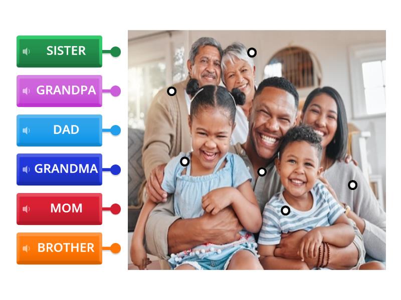 FAMILY - Labelled diagram