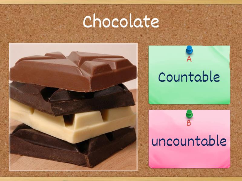 Countable and uncountable nouns - Recuparación - Quiz