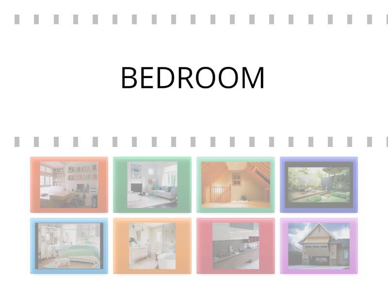 Parts of the house 2 - Find the match