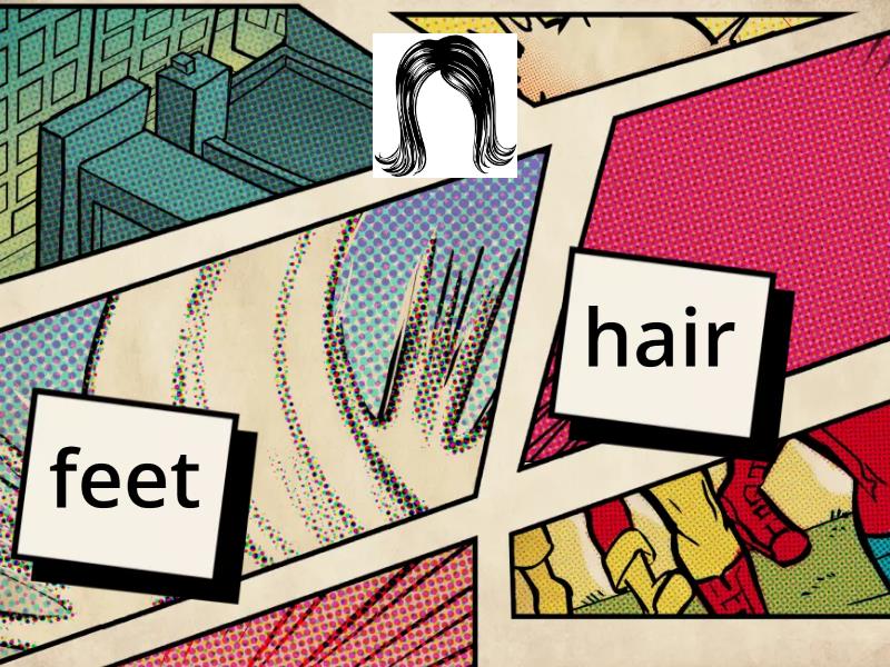 Spotlight 2 face and body parts - Flying fruit