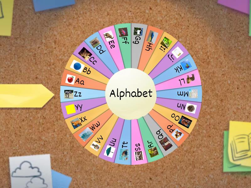 Alphabet - Spin the wheel