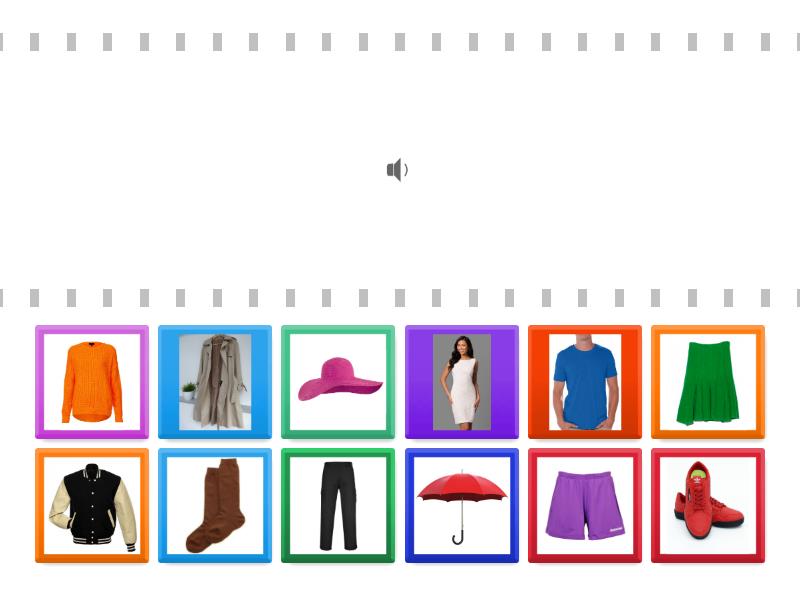 HS2/U8 - Clothes - Find the match