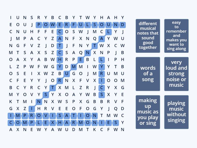 Lesson 1 Reading : Word search - Wordsearch