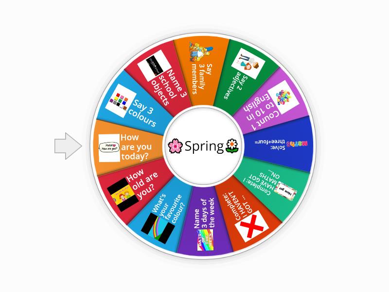 Spring game ️ - Spin the wheel