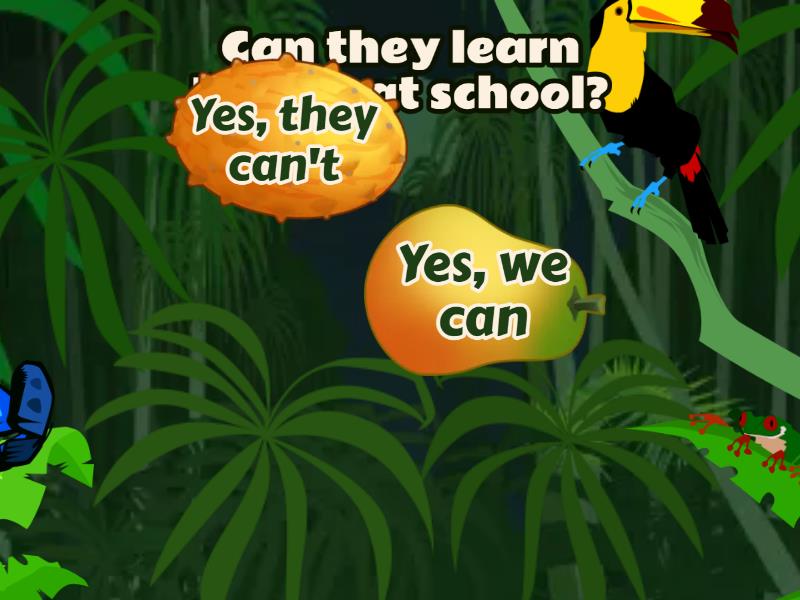 Yes, I can - Flying fruit