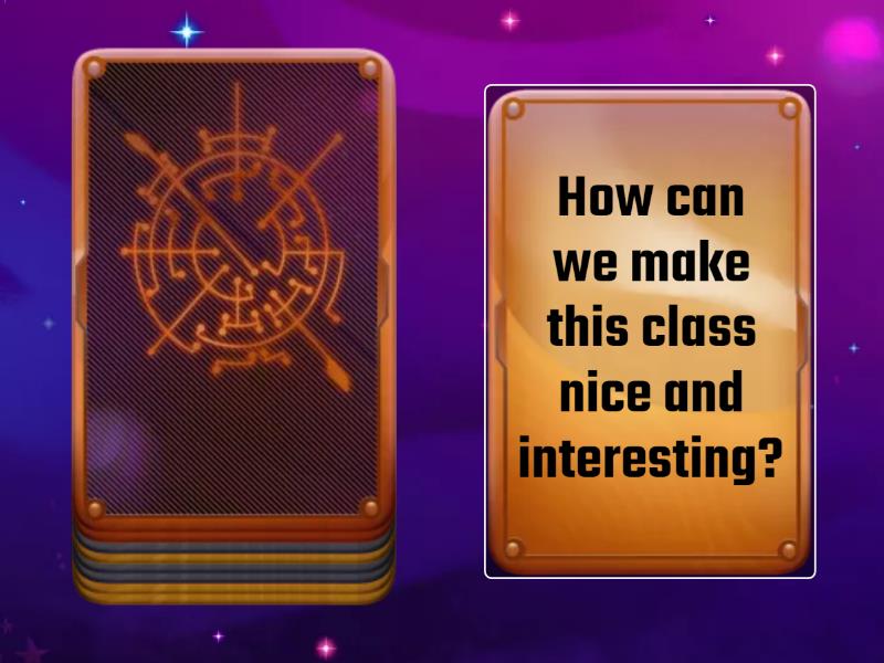 Icebreaker A2.1 SIT - Speaking cards