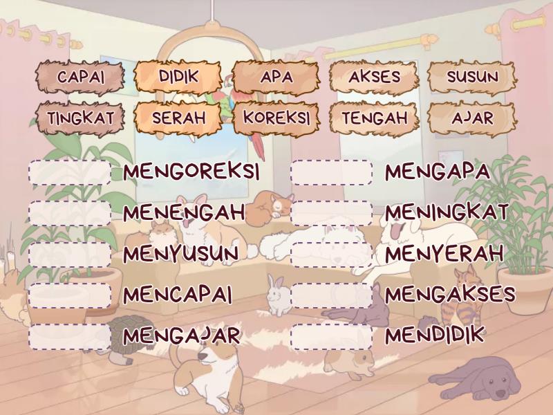 IMBUHAN ME, MEM, MEN, MENG, MENY - Match up