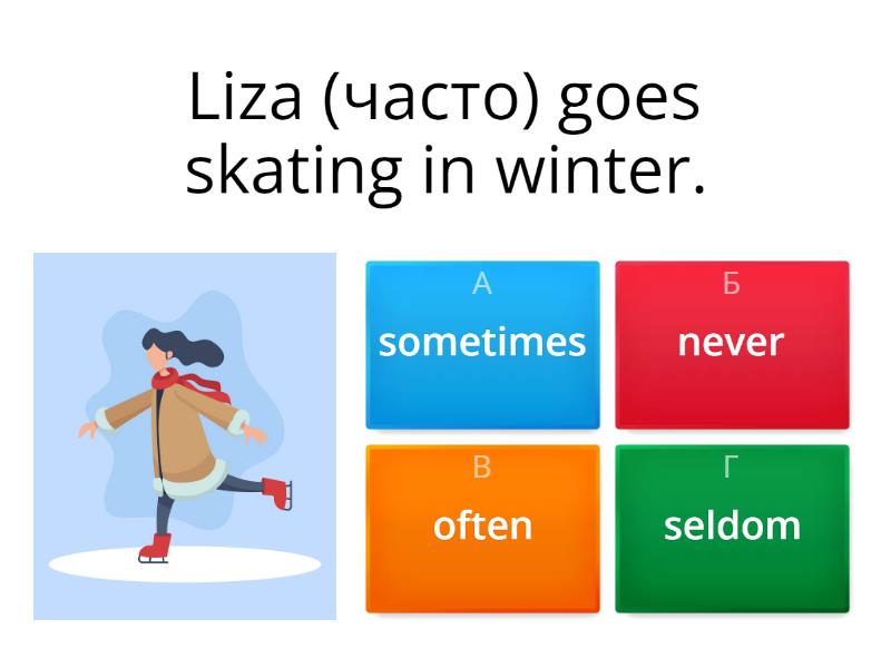 Present Simple usually/ always/ never/ often..... - Quiz