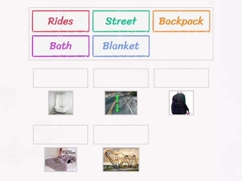 Vocabulary of the readings - Match up