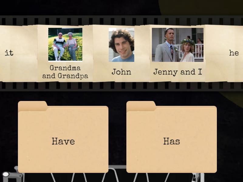 ESL 3 - Lesson 2 - Has and Have with Subject Pronouns Sort Game - Speed ...