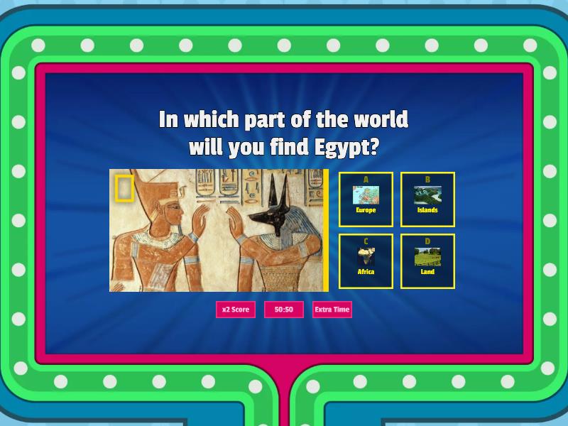 Egyptian Quiz - Gameshow quiz
