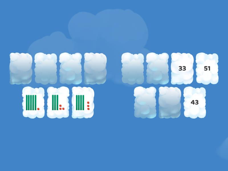 Numbers to 100 Match - Matching pairs