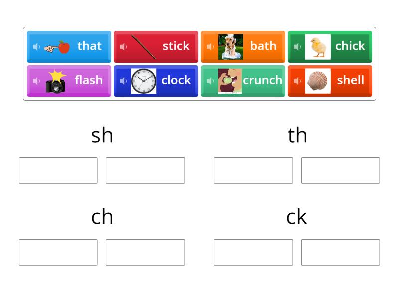 Digraph Sort--Level 1 - Group sort