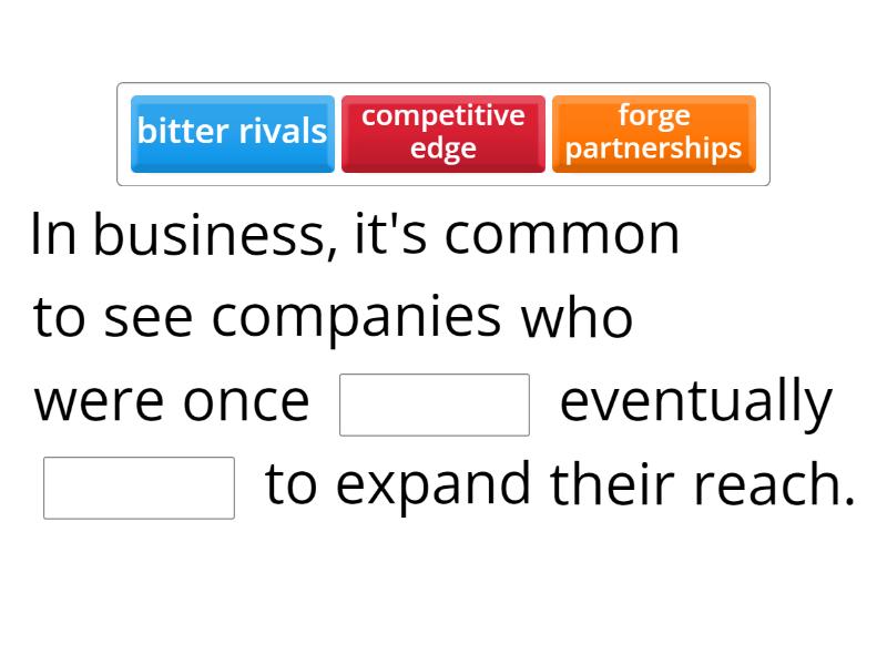 Speak out B2+ unit 2 B vocabulary - Complete the sentence
