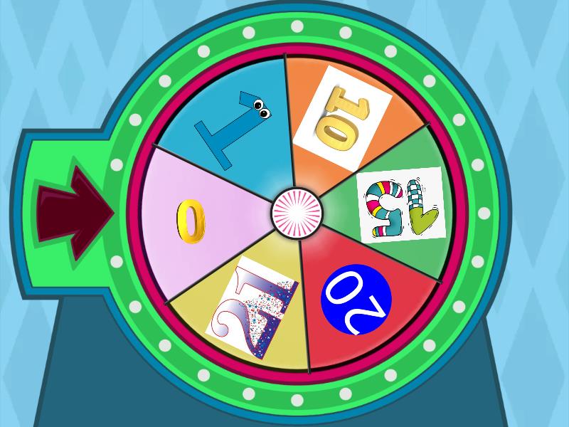Spin numbers - Spin the wheel